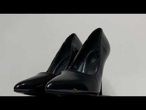 My black 4.6 inch heels