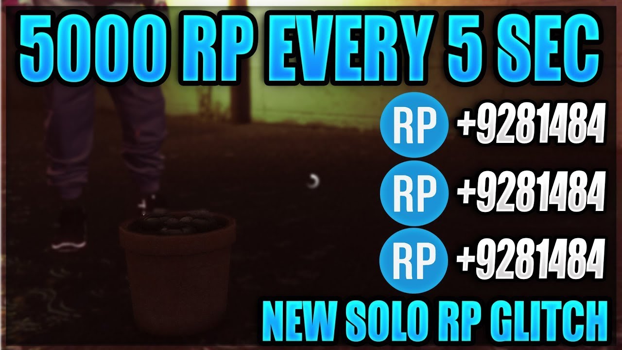 *NEW SOLO* GTA 5 UNLIMITED 5 RP GLITCH WORKING AFTER PATCH 1.66! 5000 ...
