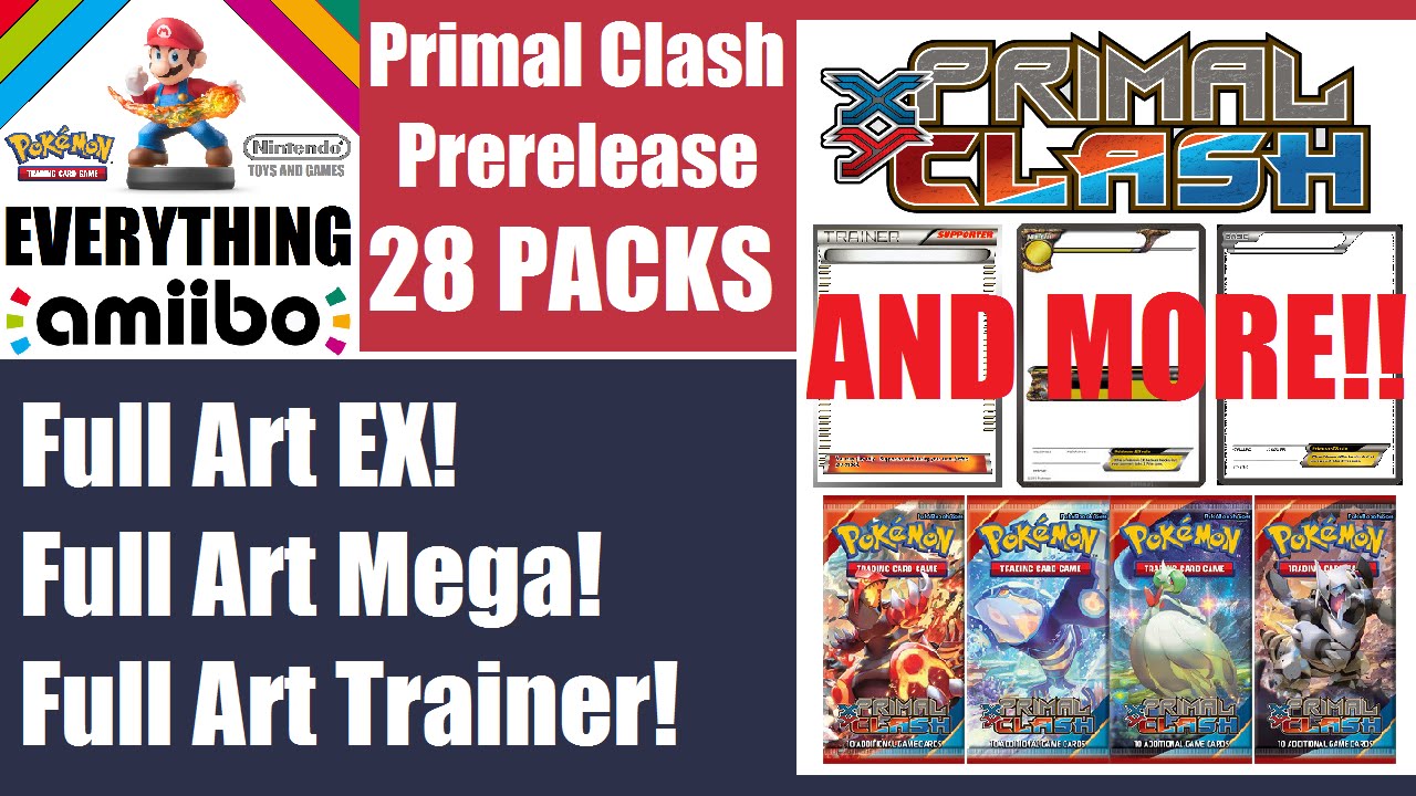 [BEST PULLS EVER.] Primal Clash Prerelease 28 Packs, So Many FULL ARTS ...