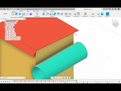 Fusion 360 Letter Box Tutorial Part 5 - YouTube