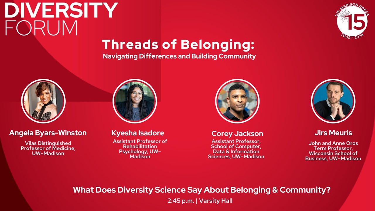 What does Diversity Science Say about Belonging | UW–Madison Diversity ...