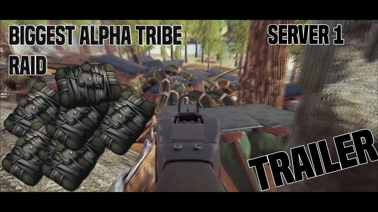[TRAILER] Biggest Alpha tribe raid in ARK history - Ark Survival ...