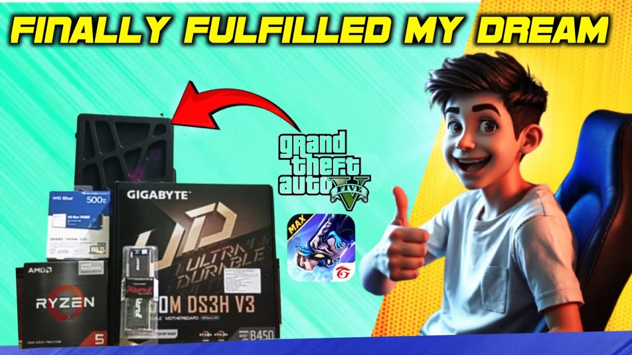 Building My First Gaming PC In 2025😱। Finally Complete My Dream🎉 - YouTube