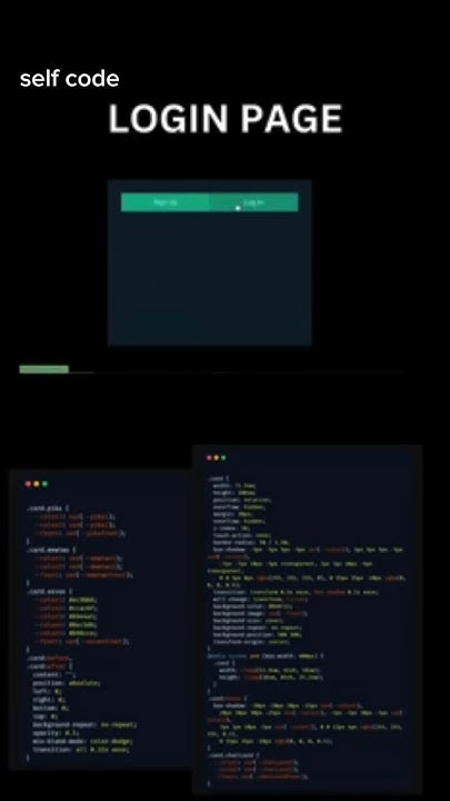 How To Make Register And Login Using Html Css And Javascript Html Web Python Programming Youtube
