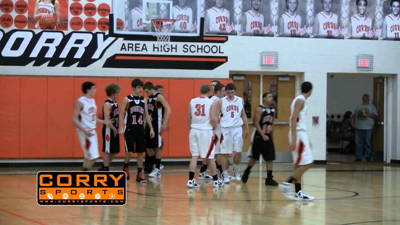 01-13-2012 Boys Basketball Corry Beavers 27 vs Harbor Creek Huskies 37 ...