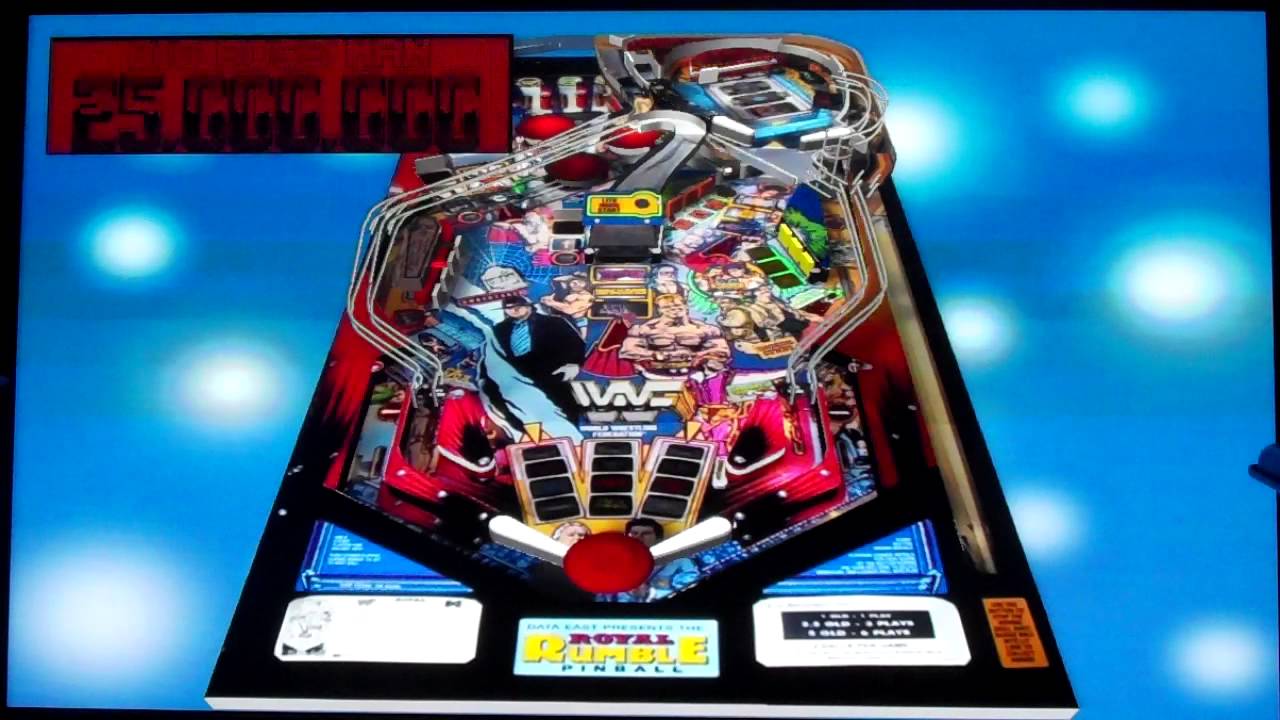 WWF Royal Rumble - Pinball Machine - YouTube