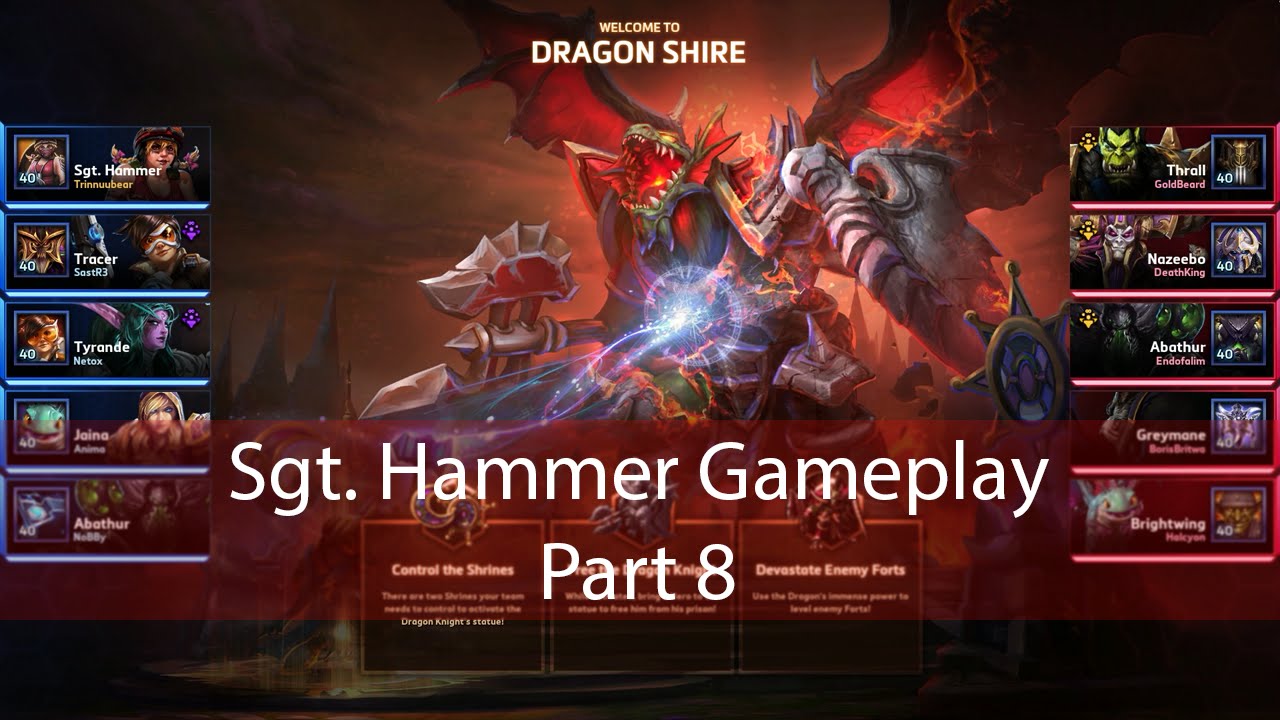 Heroes of the Storm: Sgt. Hammer Gameplay Part 8 - YouTube