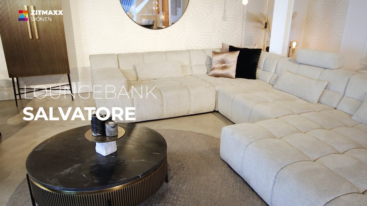 PRODUCTVIDEO: Loungebank Salvatore | Zitmaxx Wonen - YouTube