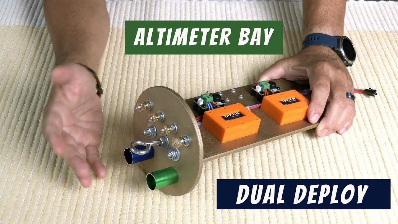 My custom dual deploy electronics bay! - YouTube