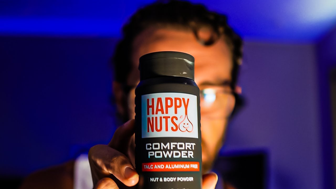 HAPPY NUTS Comfort Powder - Anti Chafing & Deodorant Review - YouTube