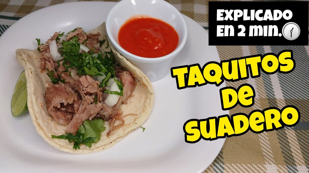 Como hacer TACOS de SUADERO | Receta - YouTube