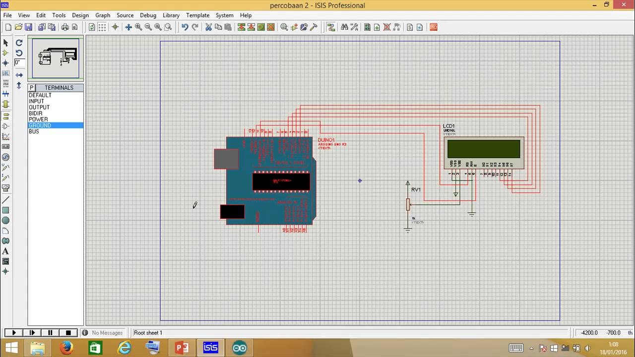 Arduino Uno simulation - YouTube