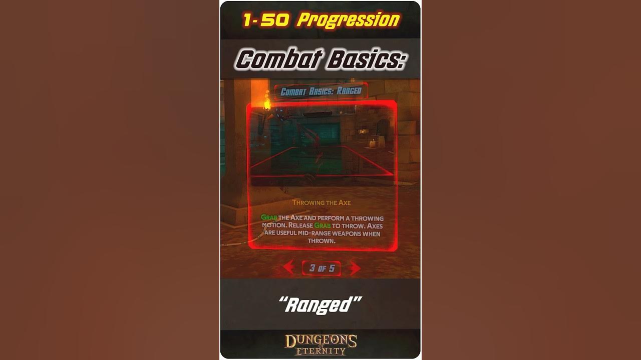 Tutorial - Combat Basics - Ranged [ Dungeons of Eternity] - YouTube