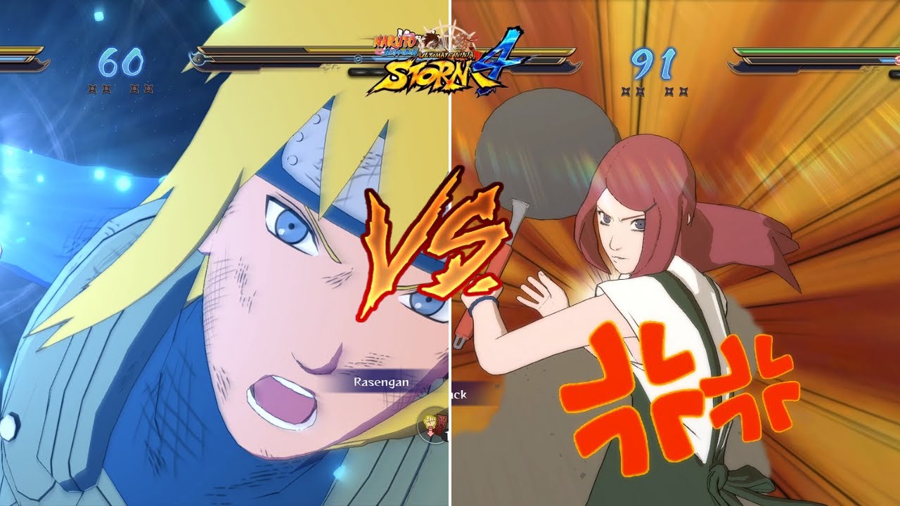 MINATO VS KUSHINA FULL FIGHT | NARUTO STORM 4 FREE BATTLE - YouTube