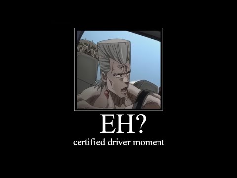 JoJo’s Bizarre Adventure: Polnareff’s driving skills - YouTube