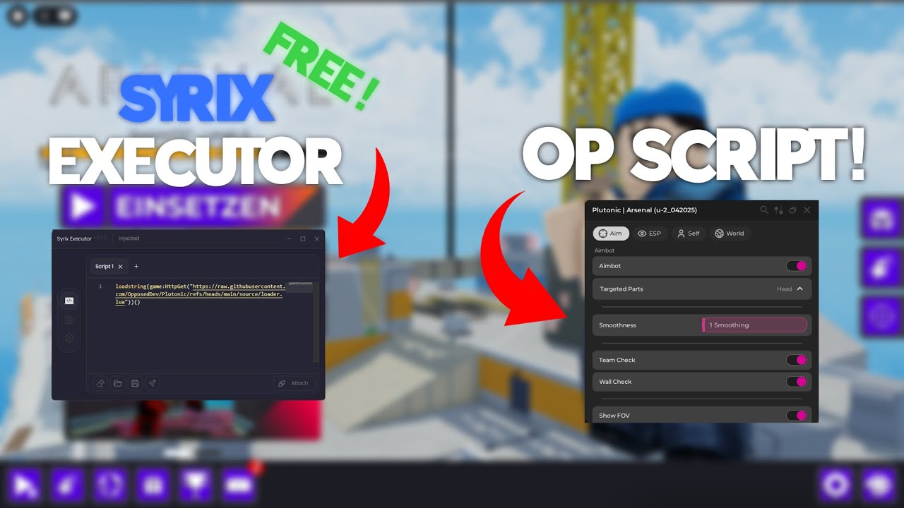 [OP Free] Arsenal Script 🔥| Aimbot, Fire rate, Inf ammo, esp and more ...