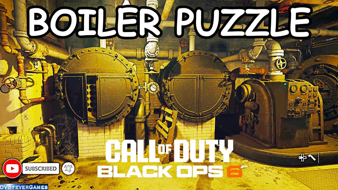 HOW TO SOLVE THE BOILER ROOM PUZZLE - CALL OF DUTY BLACK OPS 6 - PC (4K ...