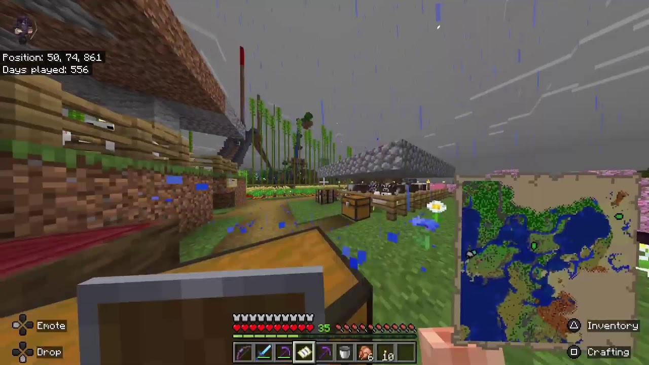 Minecraft chilling and doing bits - YouTube