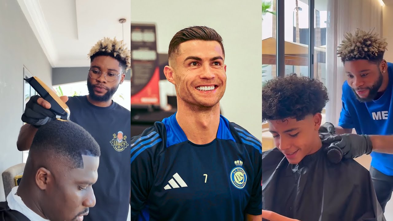 How I Got The Chance To Shave Cristiano Ronaldo And Became His Son’s ...