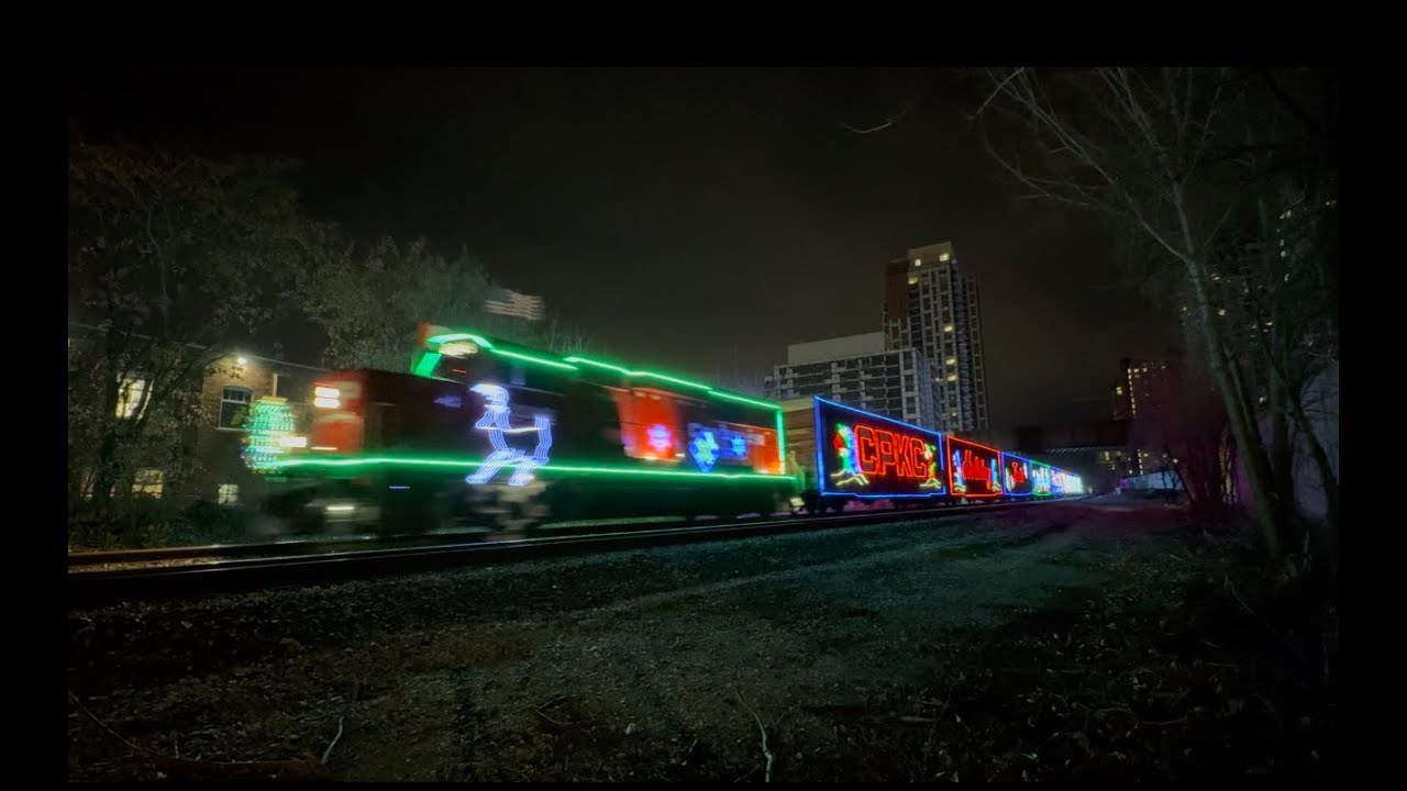 2024 CPKC HOLIDAY TRAIN - SYMINGTON AVE , TORONTO, ON -- NOVEMBER 29 ...