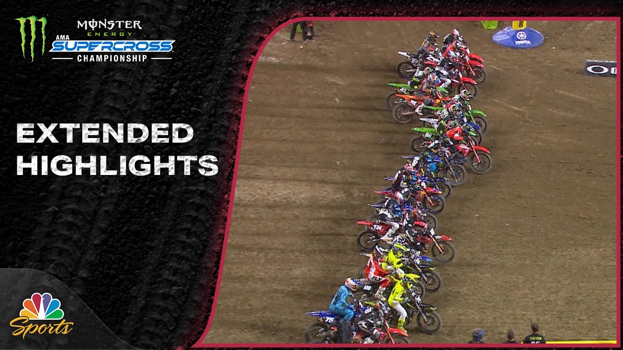 Supercross 2024 EXTENDED HIGHLIGHTS: Round 5 in Detroit | 2/3/24 ...