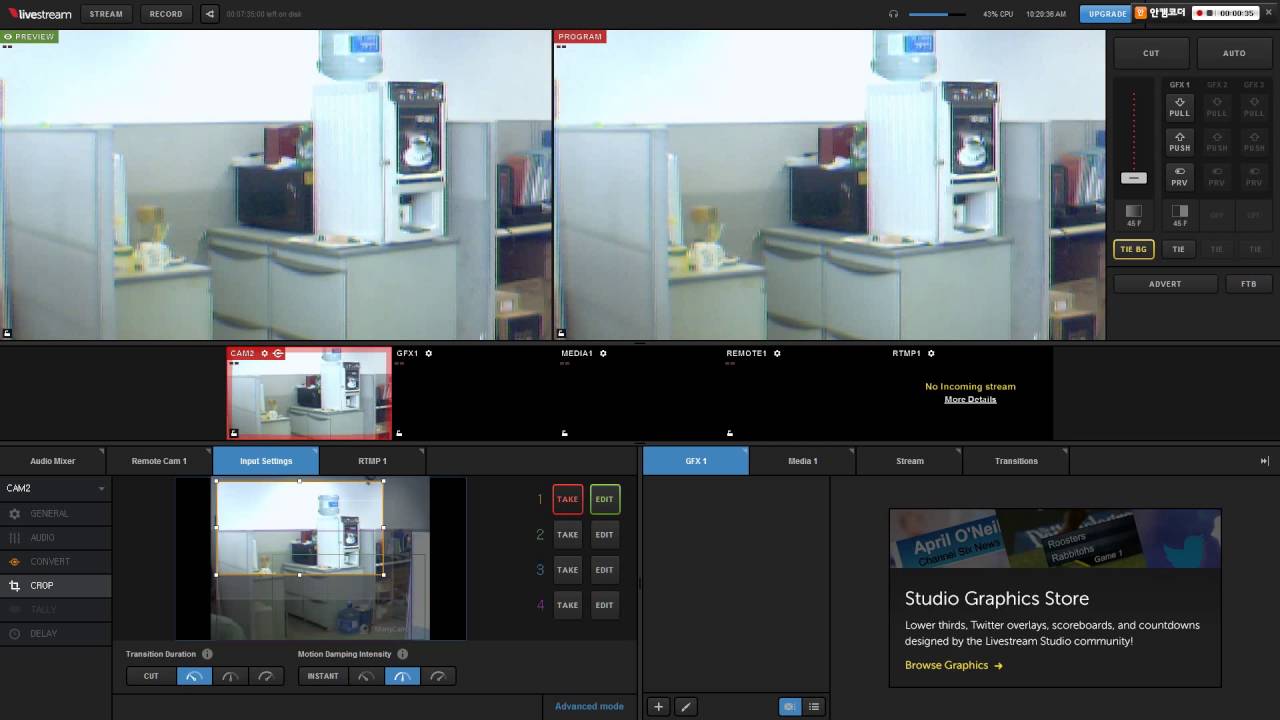 Livestream Studio 4 New Crop - YouTube