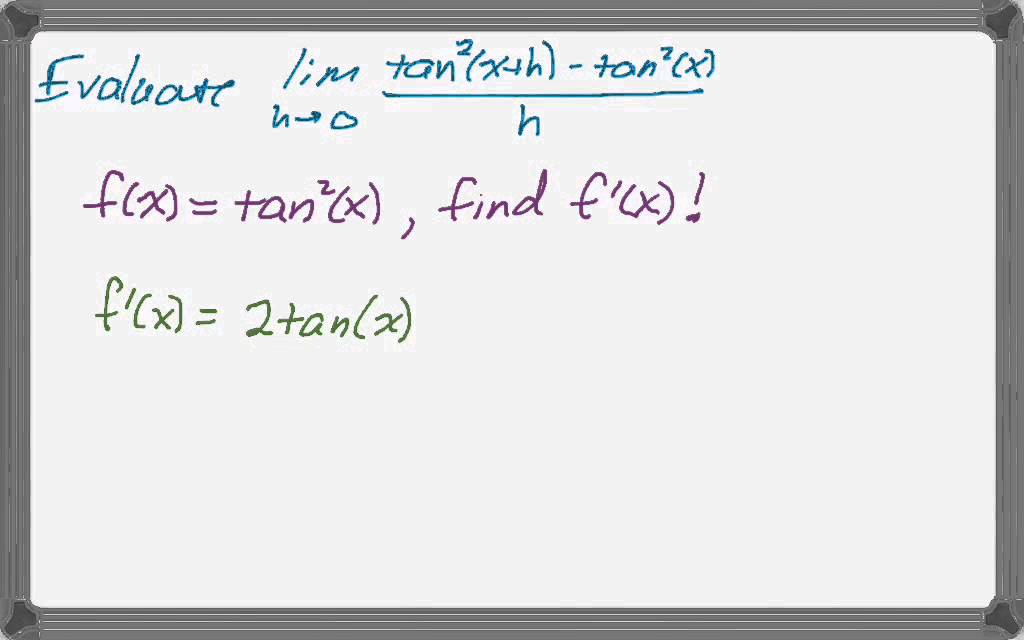 Using Definition of Derivative to Find Limits - YouTube