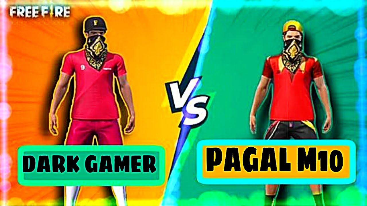 🥵DARK GAMER RL2 VS PAGAL M10🥵Free fire max pro freeauto headshot ...
