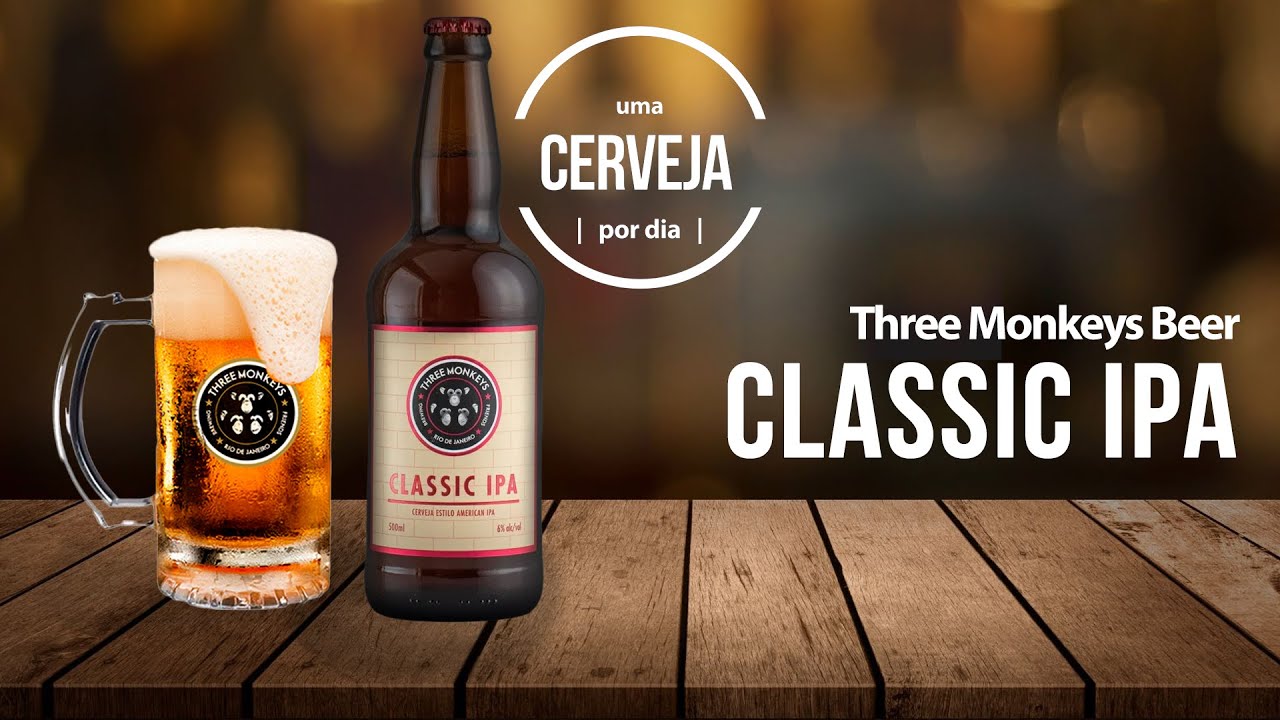 Classic IPA | Three Monkeys Beer | Uma Cerveja Por Dia #0376 - YouTube