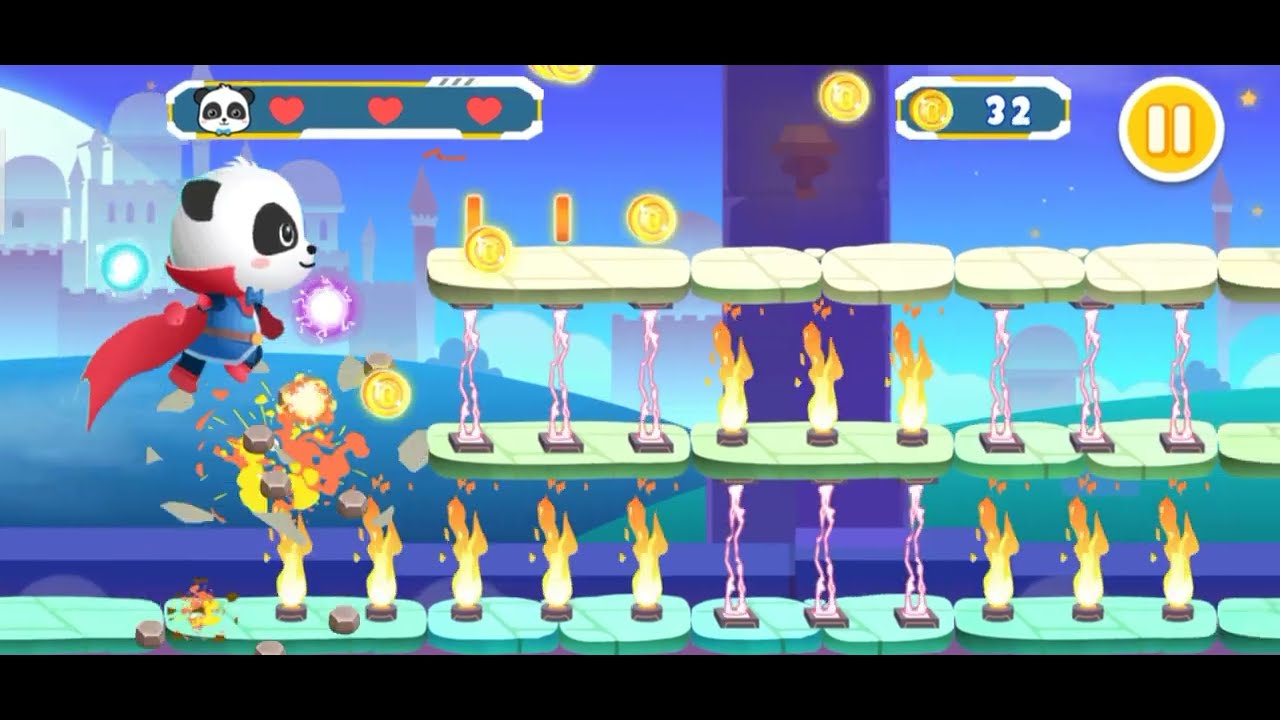 baby panda hero battle game || babybus @Kidsgames0726 - YouTube