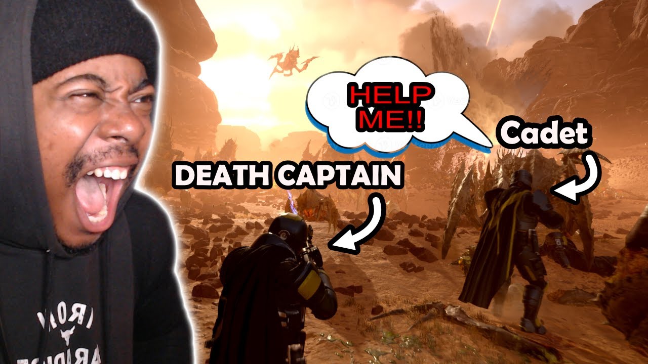 Death Captain Shows New Cadet The Ropes!! | Helldivers 2! - YouTube