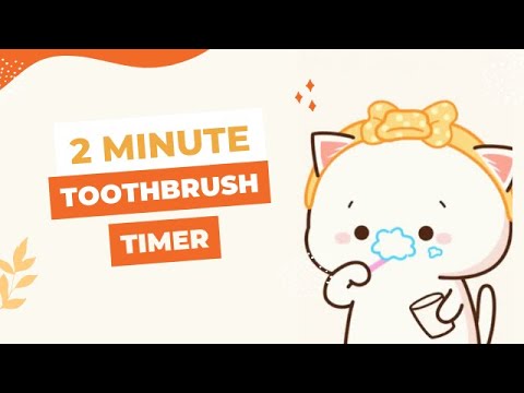 2 Minute Toothbrush Timer with Mochi Mochi and Music - YouTube