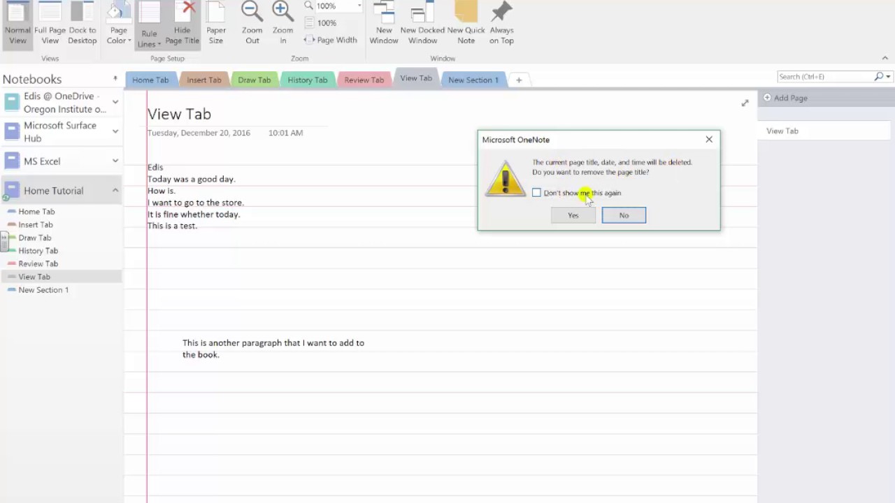 OneNote View Tab YouTube onenote-view-tab-youtube