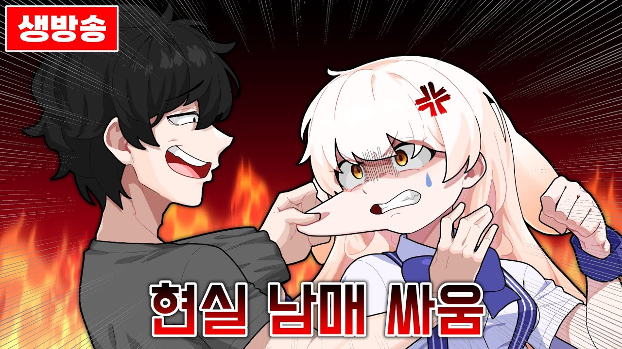 생방송에서 친오빠랑 싸운 라디유 영상 Youtube