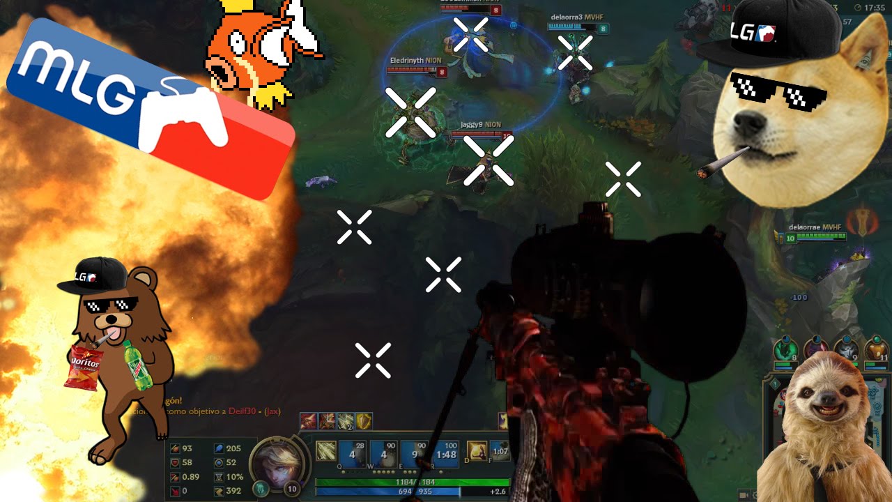 360 NO SCOPE MLG | League of Legends - YouTube