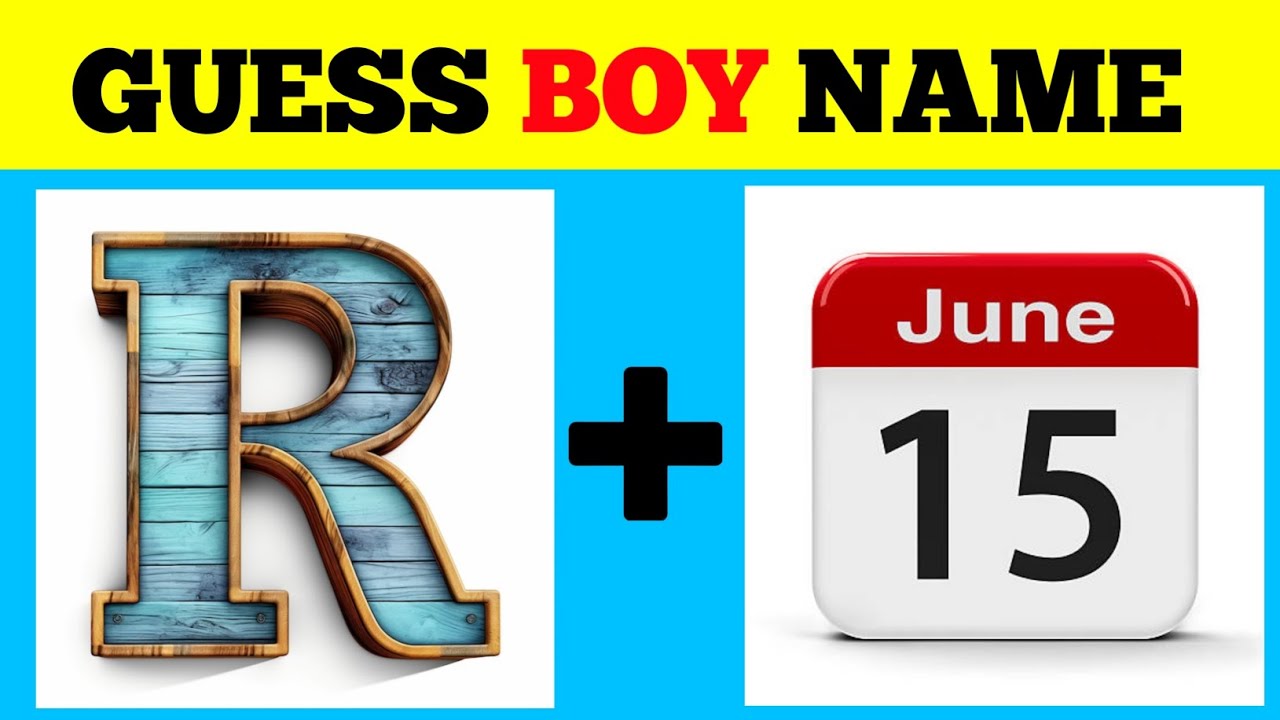 Guess Boy Name from Emoji Challenge | Riddles in Hindi - YouTube