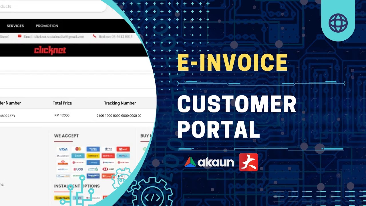 E-Invoice Customer Portal - YouTube