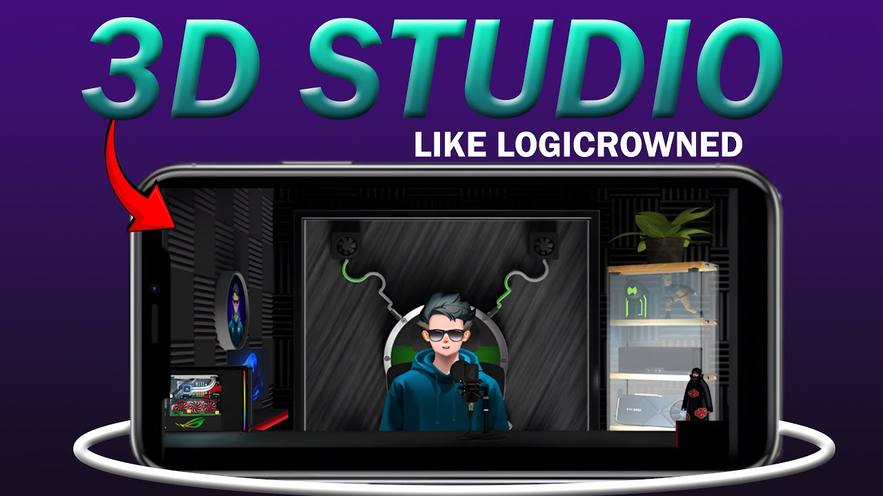 3D Studio Like @logicrowned In Mobile - YouTube