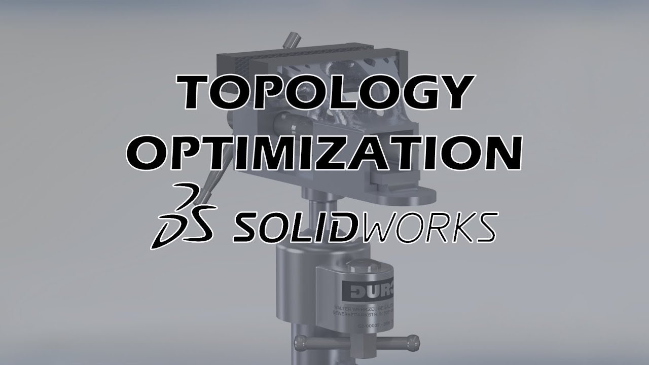 SOLIDWORKS - Topology Optimization - Bench Vise - YouTube