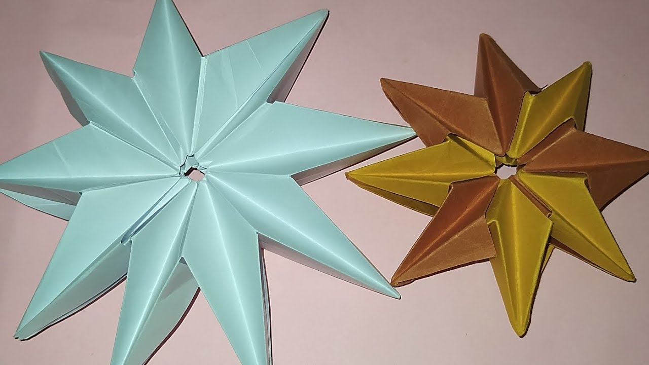 Diy origami paper star|| full tutorial video || easy origami |paper ...