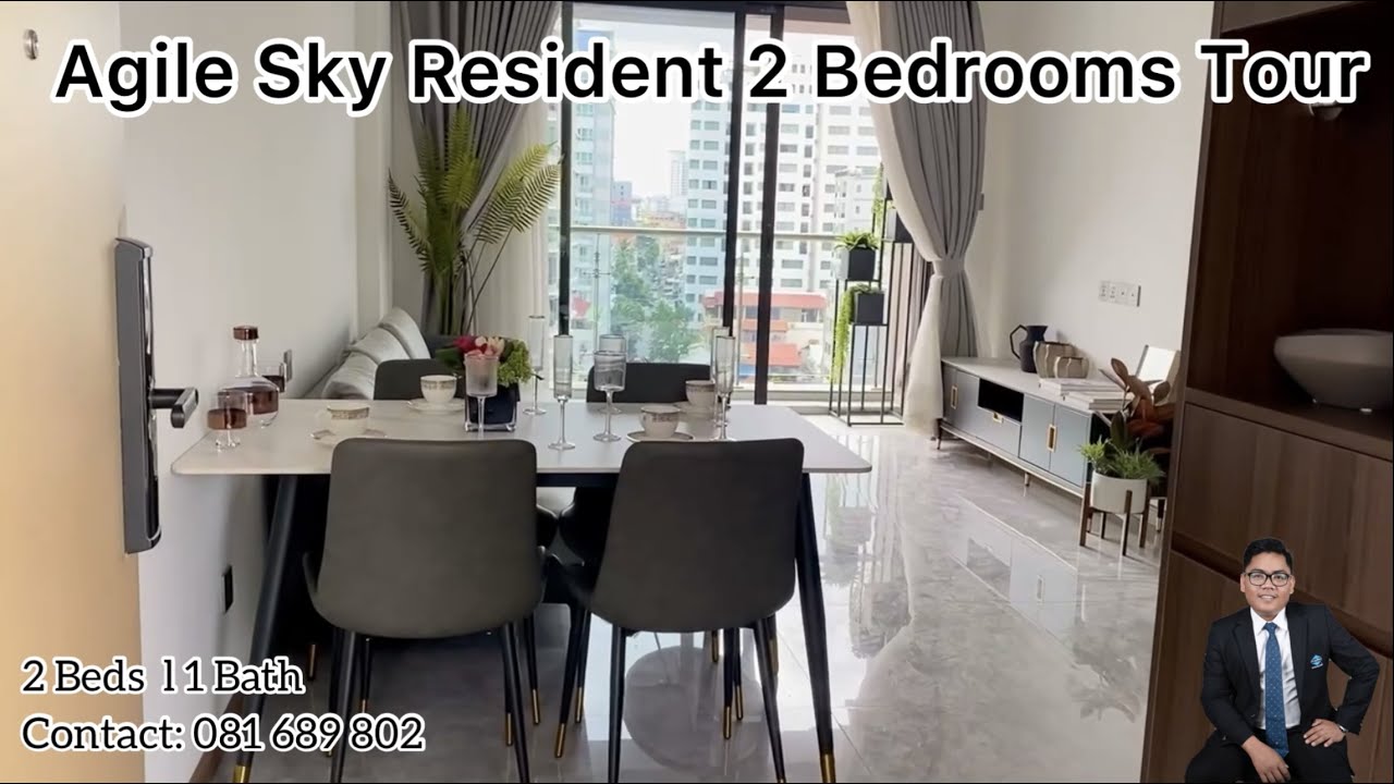 Agile Sky Residence Two Bedrooms/Hand Over October 2022 - YouTube