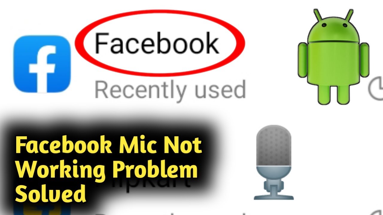 Facebook Microphone Not Working On Android Problem Solved - YouTube