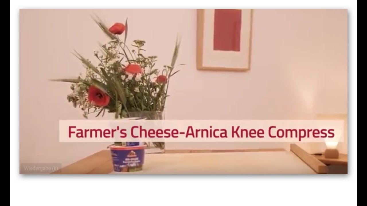 Farmer’s Cheese-Arnica Knee Compress - YouTube