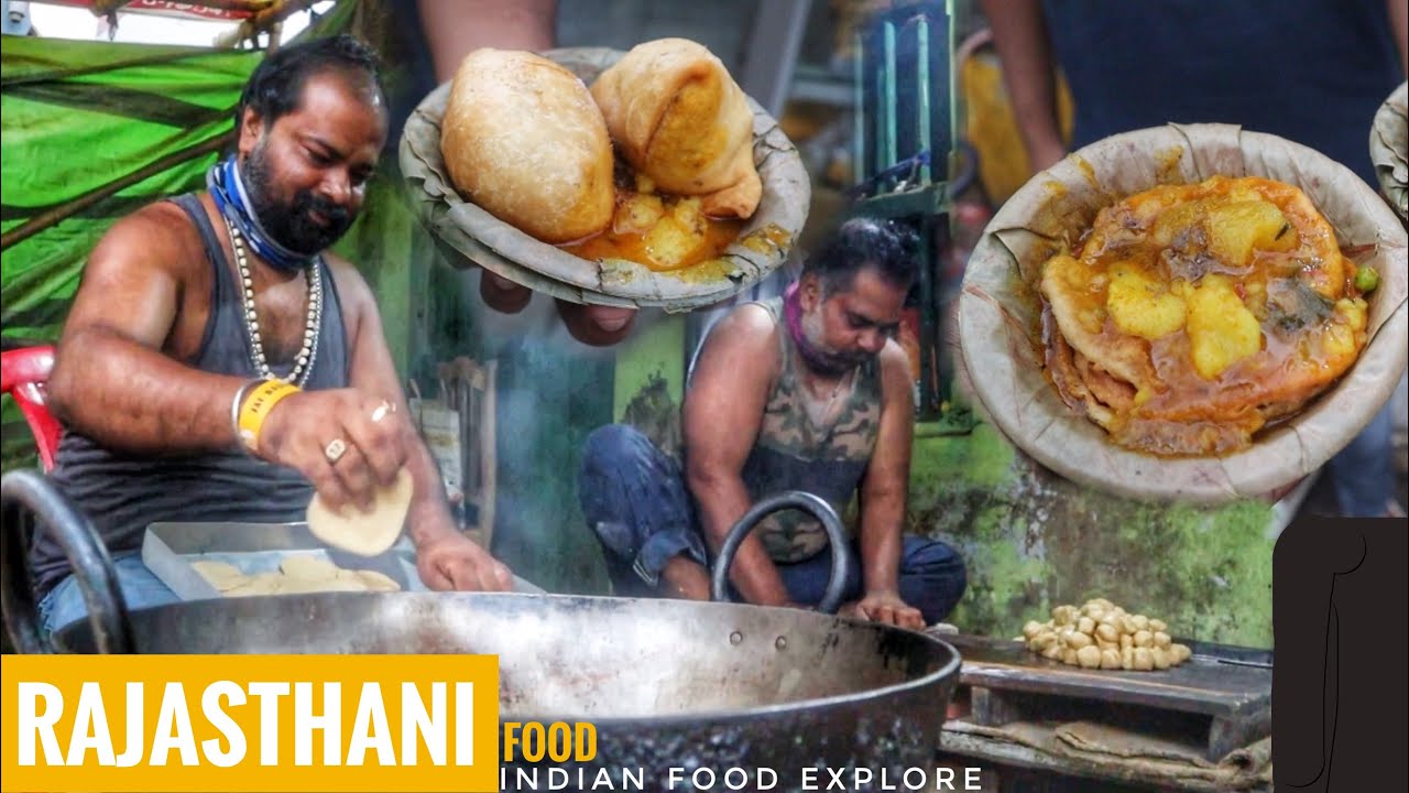 This Place Famous For Rajasthani Kachori & Samosa | Only 10₹ (0.14 ...
