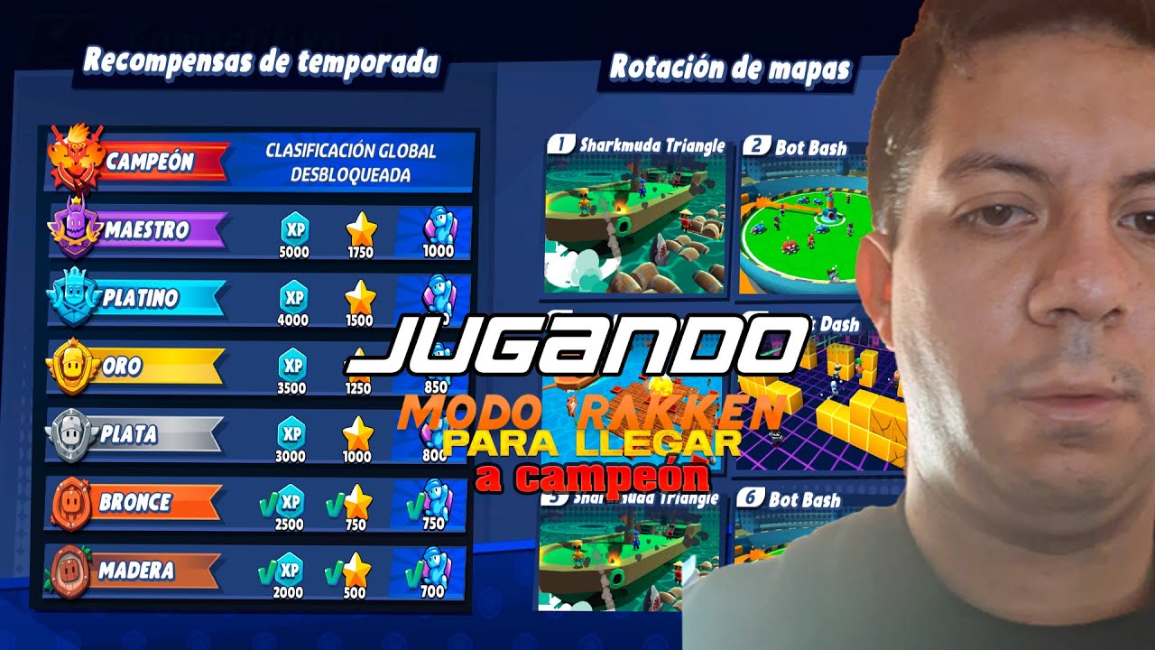 hoy jugamos stumble guys modo rakken para llegar campeón - YouTube