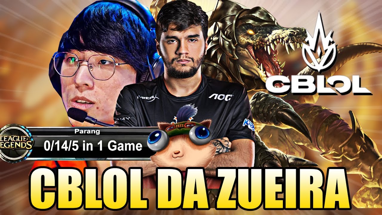 O DIA QUE PARANG FICOU 0/14 - CBLOL DA ZUEIRA - YouTube