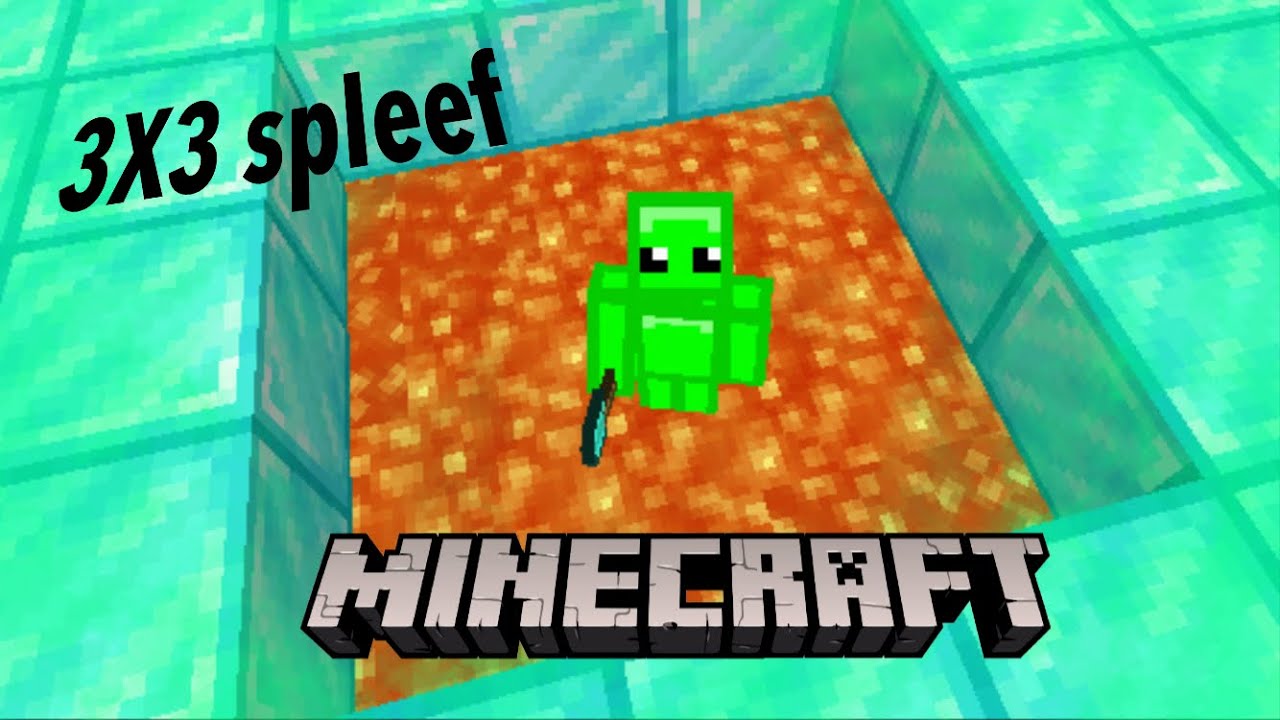 Minecraft 3x3 spleef minigame - YouTube
