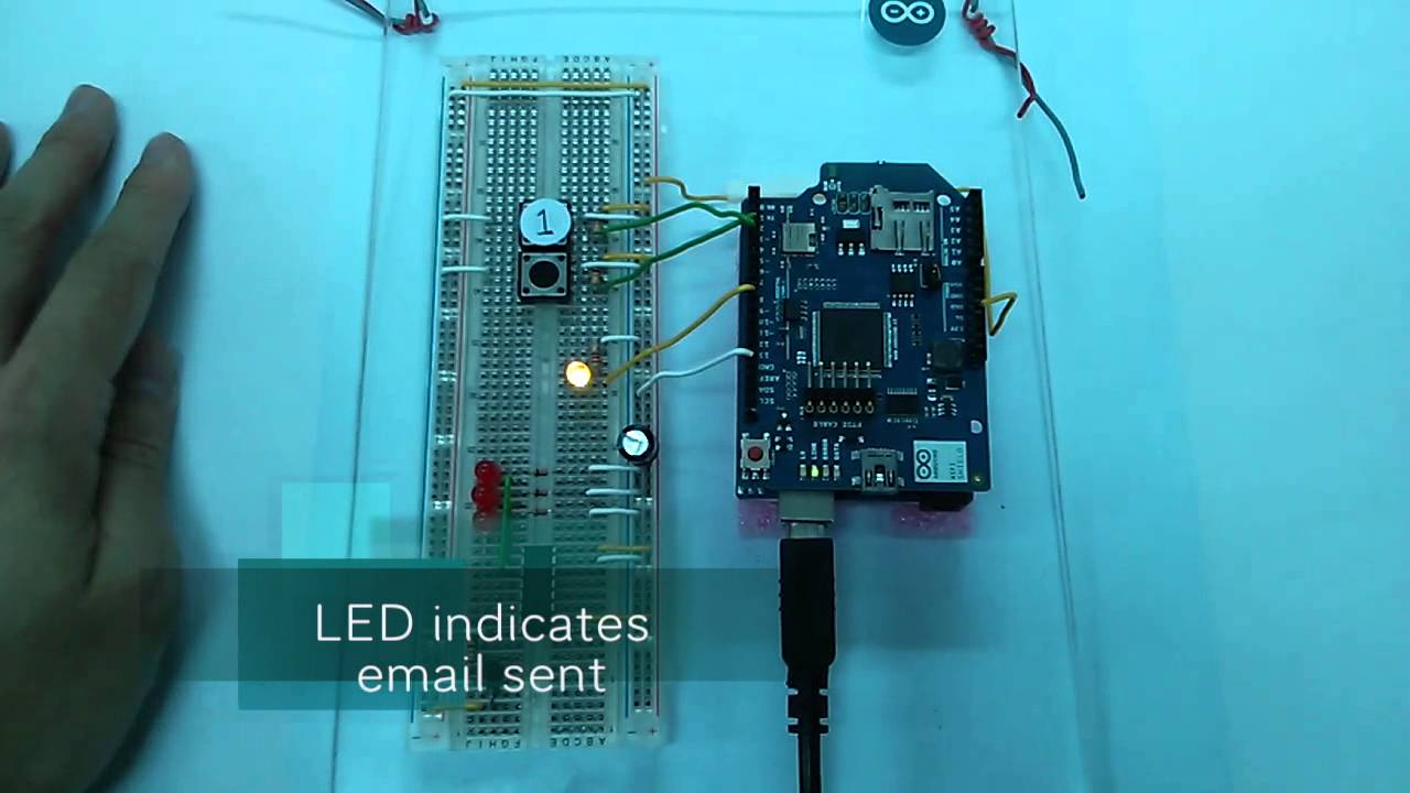Arduino Email Prank - YouTube