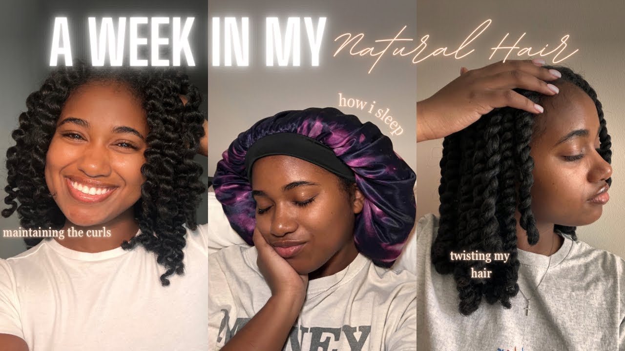 A Week In My Natural Hair (Twists Edition) | Styling, Scalp care ...