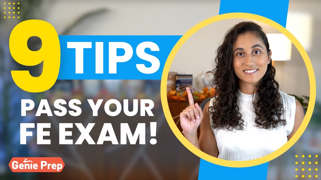 9 Best Tips to Pass the FE Exam on Your First Try - YouTube